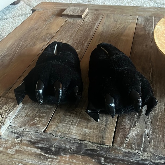 Target | Shoes | Target Furry Claw Foot Slippers | Poshmark